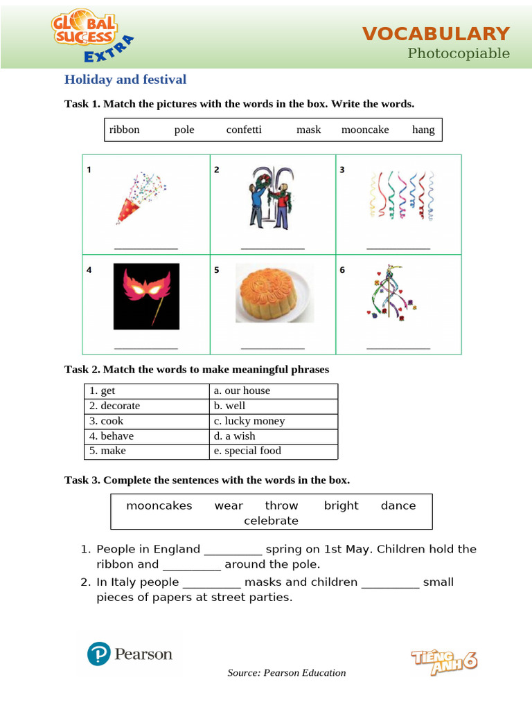 Unit 6 Extra - Vocabulary | PDF