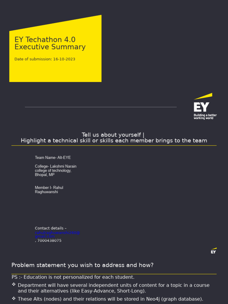 Submission Template (EY) | PDF