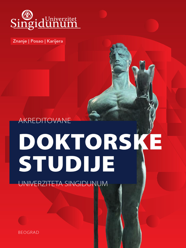 Katalog Doktorske Studije 2022 2023 | PDF