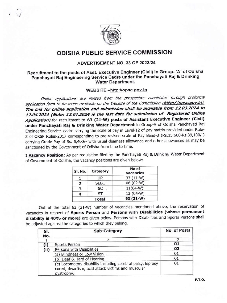 OPSC-Recruitment-2024-1 | PDF