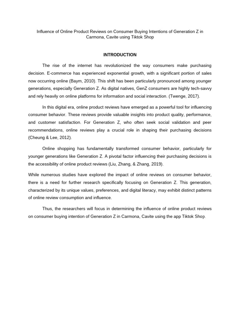 Background of The Study RRL Conceptual Framework | PDF | Consumer ...