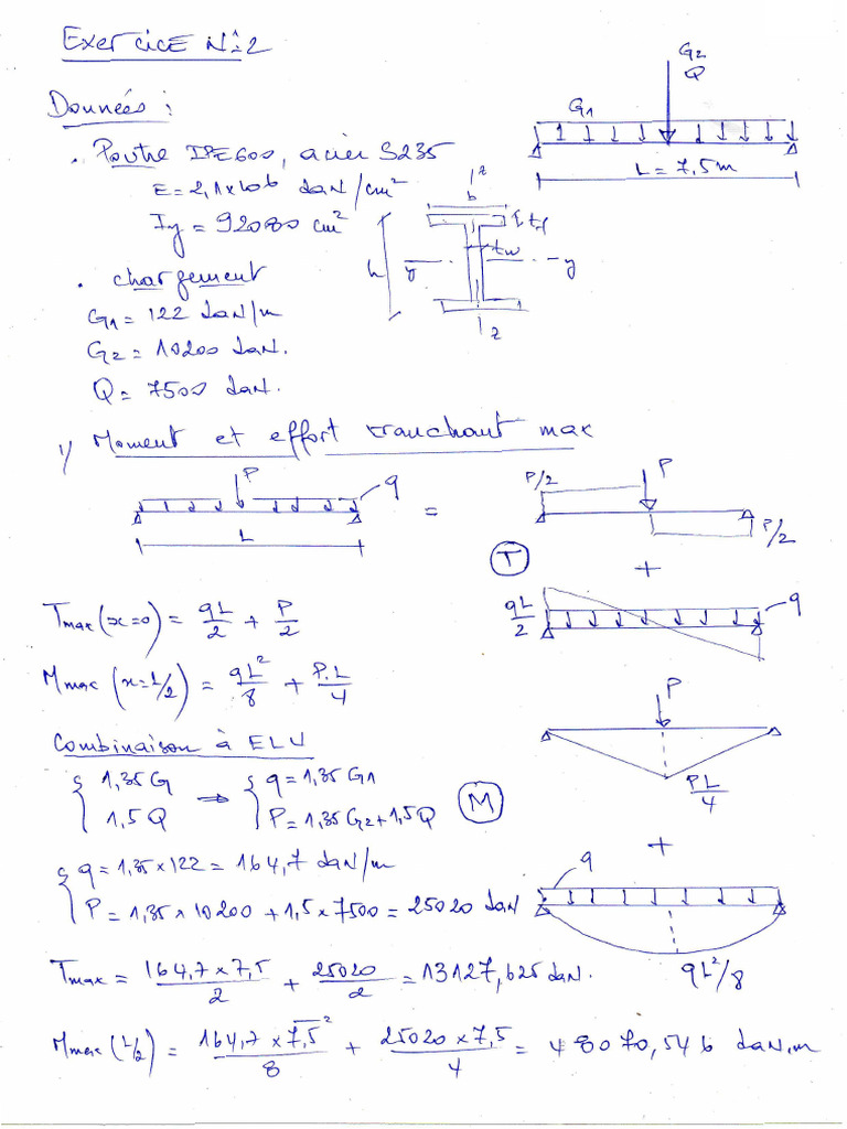 TD1 - Exo2 - Corrigé Béton | PDF