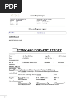 Pediatric Echocardiography Report Template | PDF | Echocardiography ...