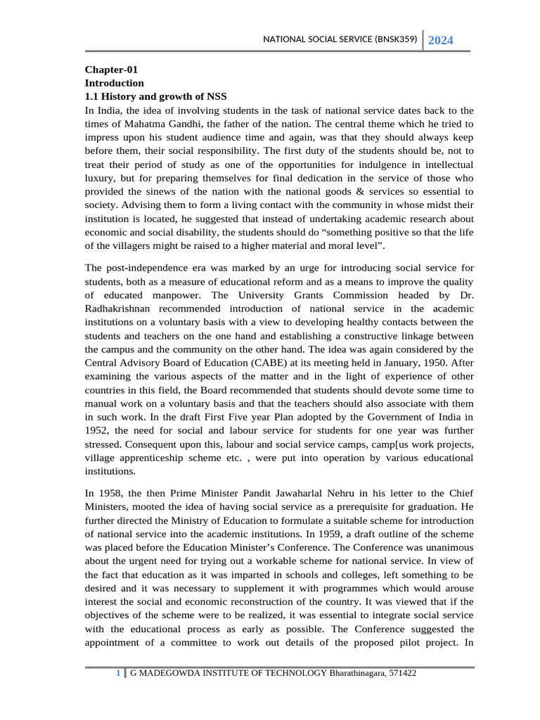 Nss Report Phase-1 3rd Semester 2024-25 (Me) | PDF | Organic Farming ...