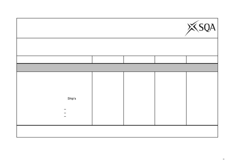 SQA Exam time table from Oct 2020 | PDF