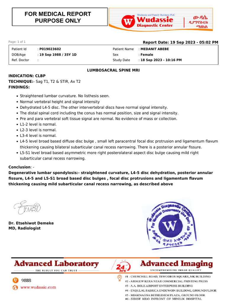 MEDANIT ABEBE Report | PDF