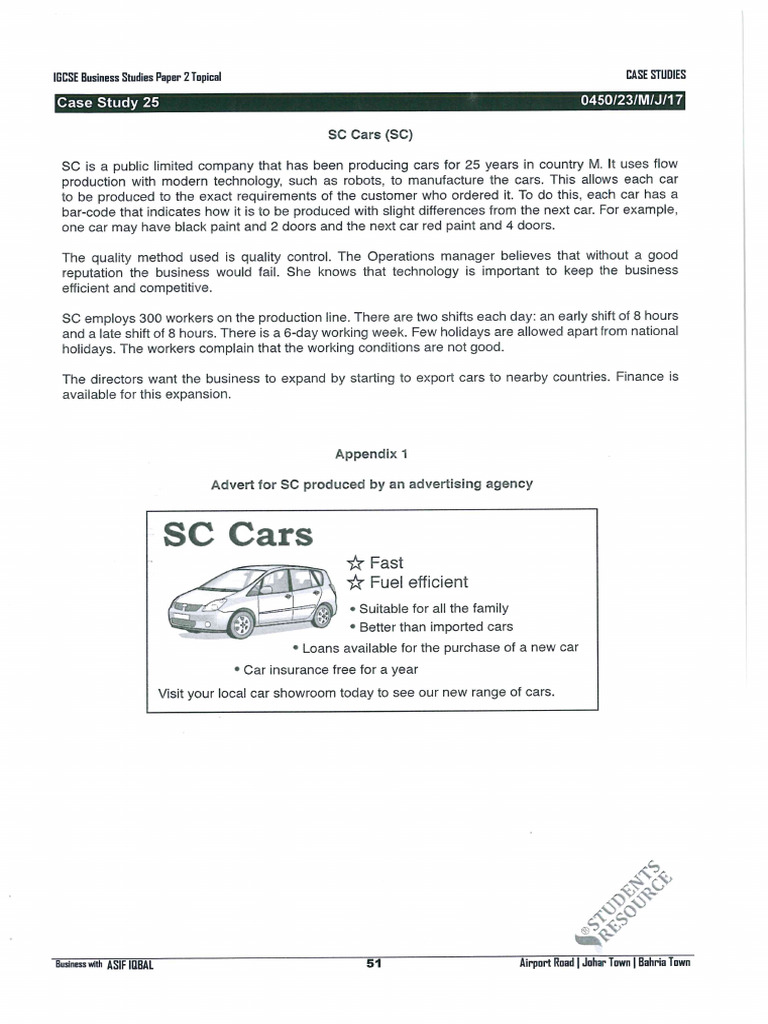 Case Study 25 Insert | PDF