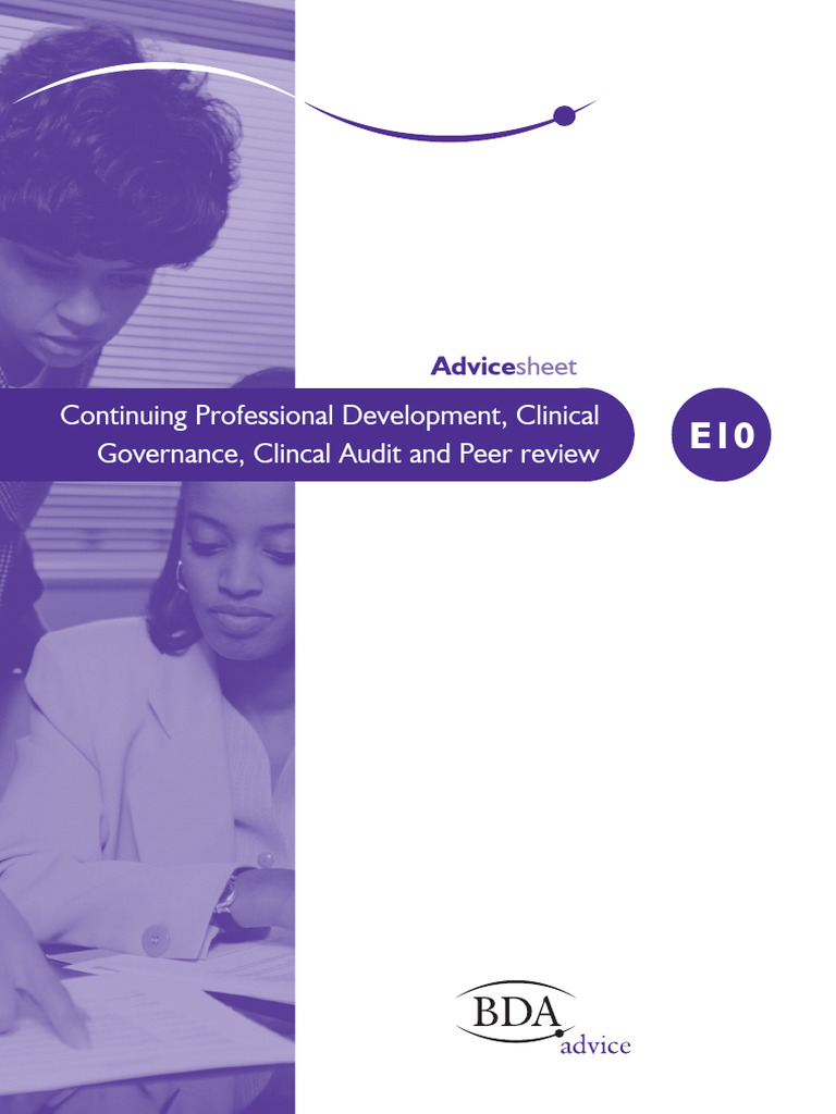 e10_cpd_clinical_governance_and_peer_review_-_feb_2007 | PDF ...