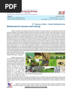 Save Wetlands Campaign in India | PDF | Wetland | Conservation Biology