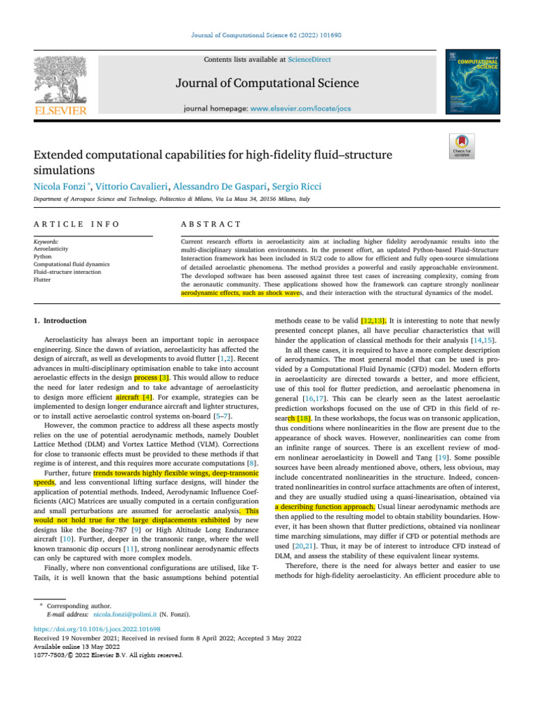cfd_aerodynamic_gathering | PDF | Eigenvalues And Eigenvectors | Finite ...