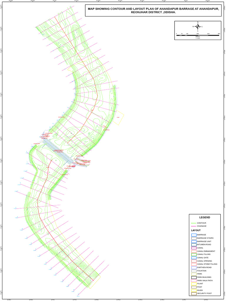 Ananda Layout a0 Map | PDF | Landscape | Water Supply
