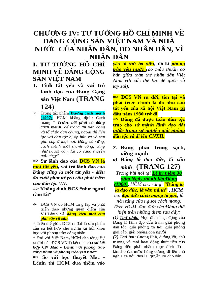 Chương 4 (TTHCM) | PDF