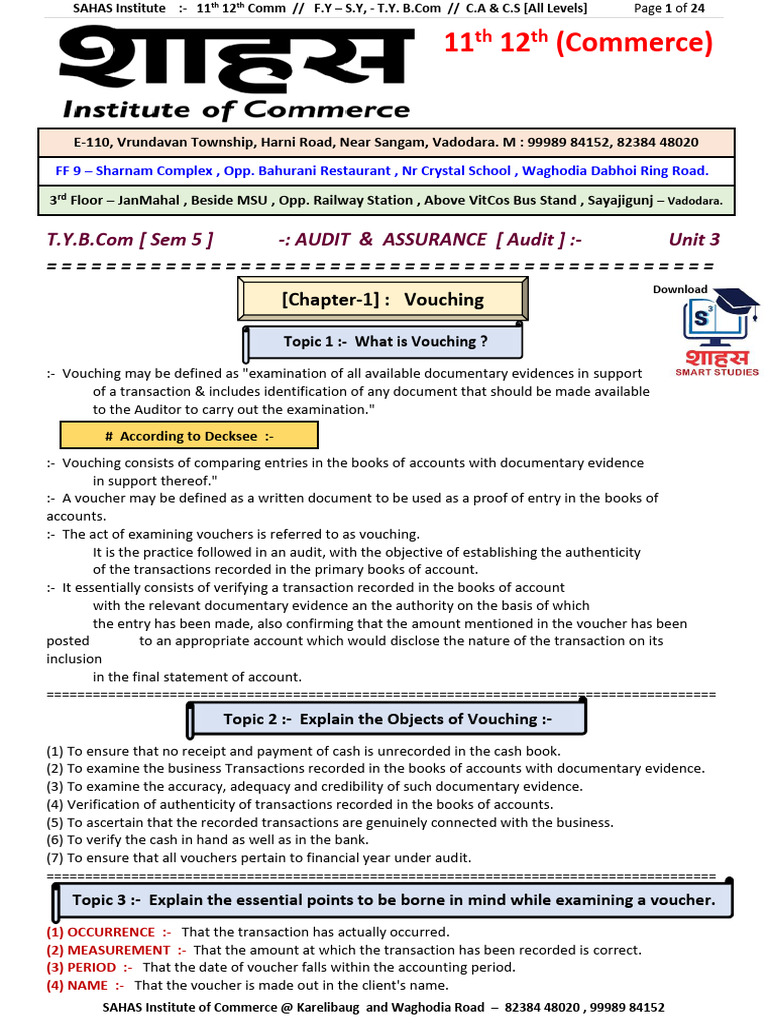 Audit Unit 4 Pdf Goodwill Accounting Depreciation