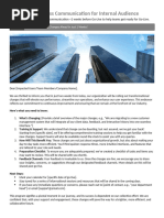 Go-Live Announcement Email Template | PDF | Business