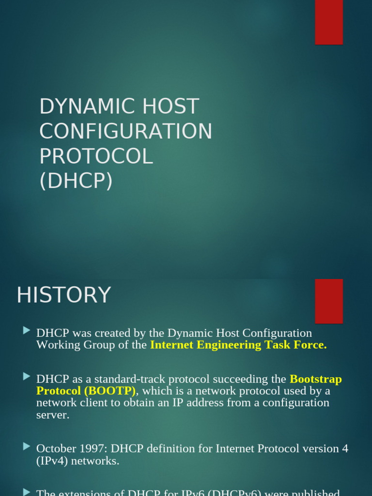 DHCP | PDF | Ip Address | Network Architecture