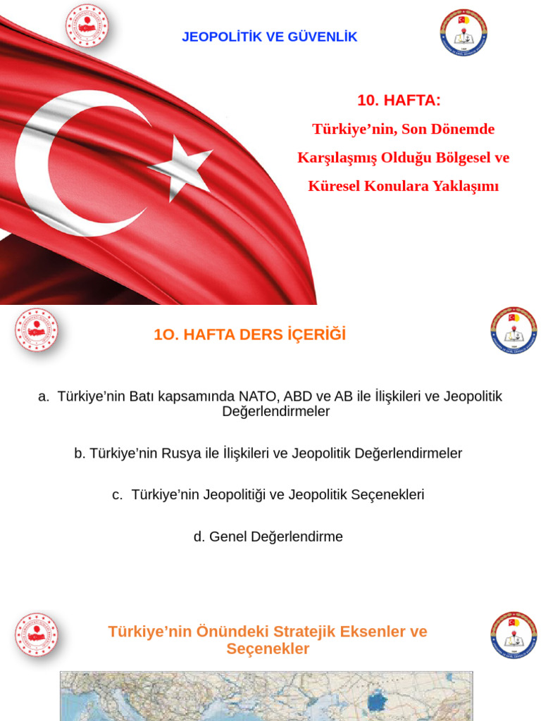 Hafta Jeopoli̇ti̇k Ve Güvenli̇k Slayt | PDF