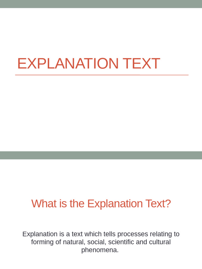 Explanation Text | PDF