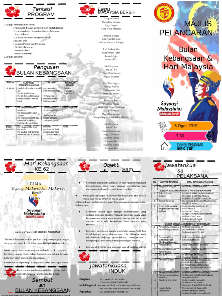 PAMPLET-MERDEKA-2019-SMKTP | PDF