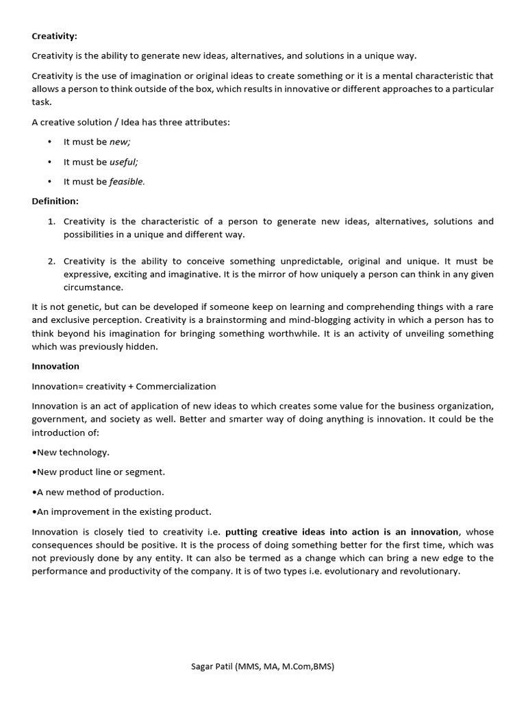 Creativity and Design Thinking 2025-3 | PDF | Design Thinking | Mark Zuckerberg