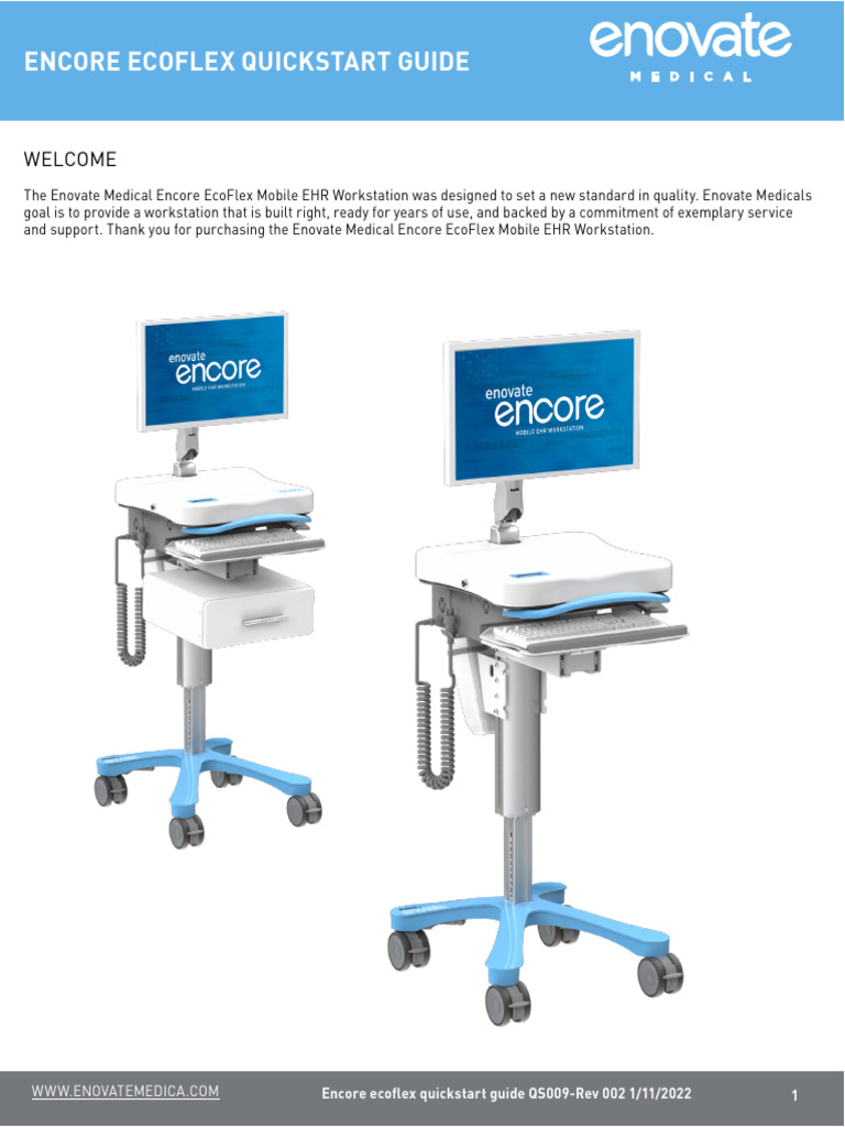Encore_EcoFlex_Quick_Start_Guide | PDF | Computer Keyboard | Ac Power ...