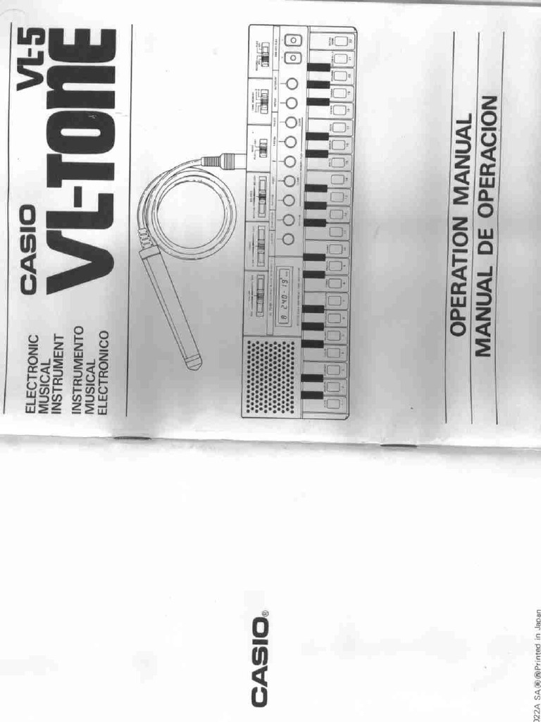 VL5 Manual | PDF
