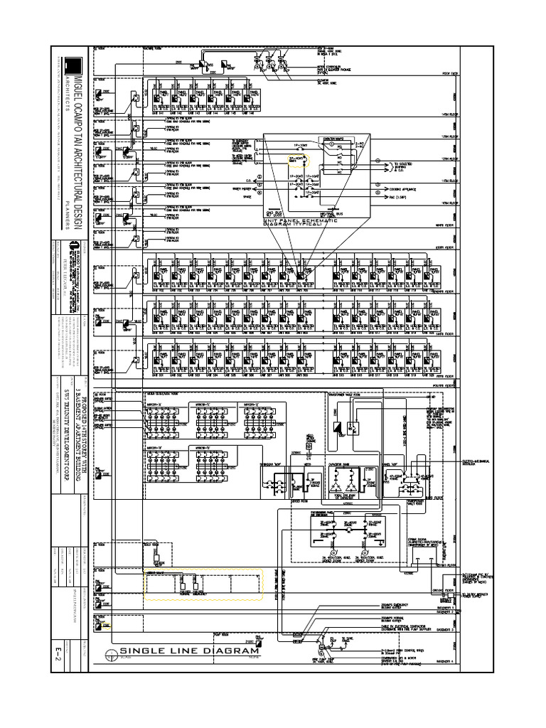 E-2 (SINGLE LINE DIAGRAM) - Model | PDF