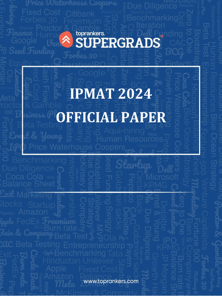 Ipmat Indore 2024 Official Paper Final 028501e93d078 | PDF | Circle ...