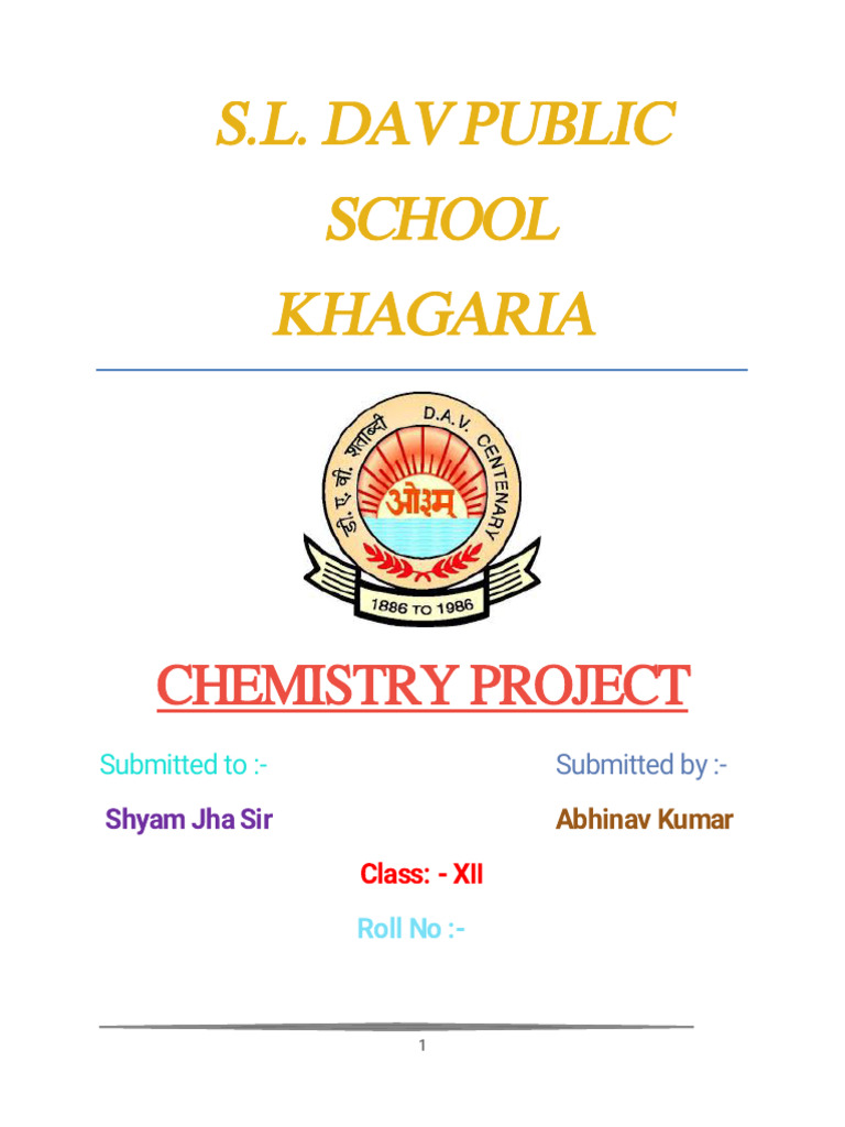 Chemistry Project On Study of Food Adulterants | PDF | Foods | Agriculture