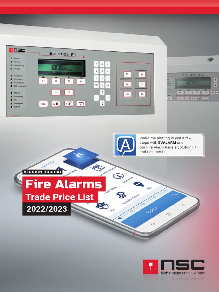 NSC-FireAlarms-Hochiki-2022-23-catalogue Data Sheets | PDF | Power ...