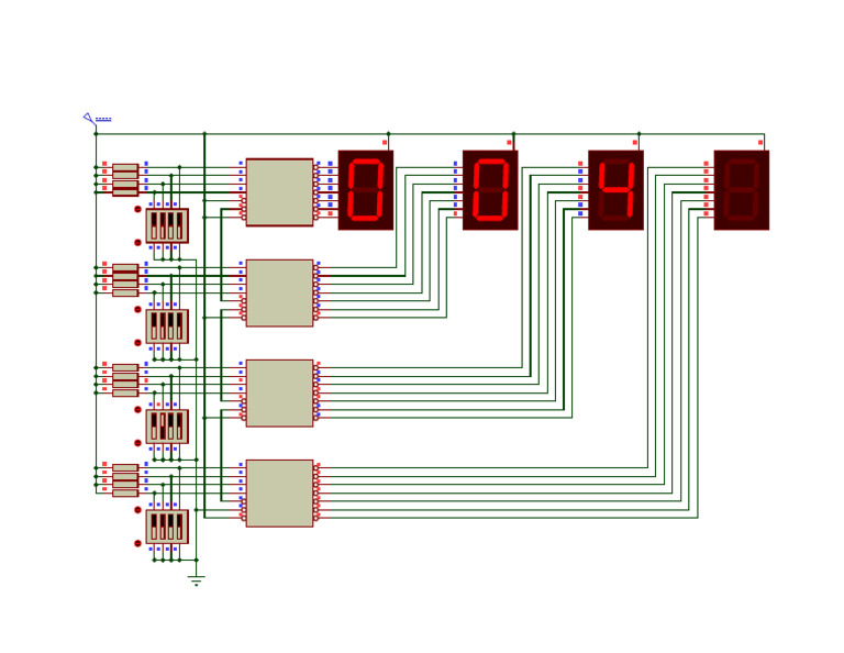 BCD TO 7SEG WITH TRAILING ZERO SUPPRESSION Working Circuit | PDF | Electronic Engineering ...
