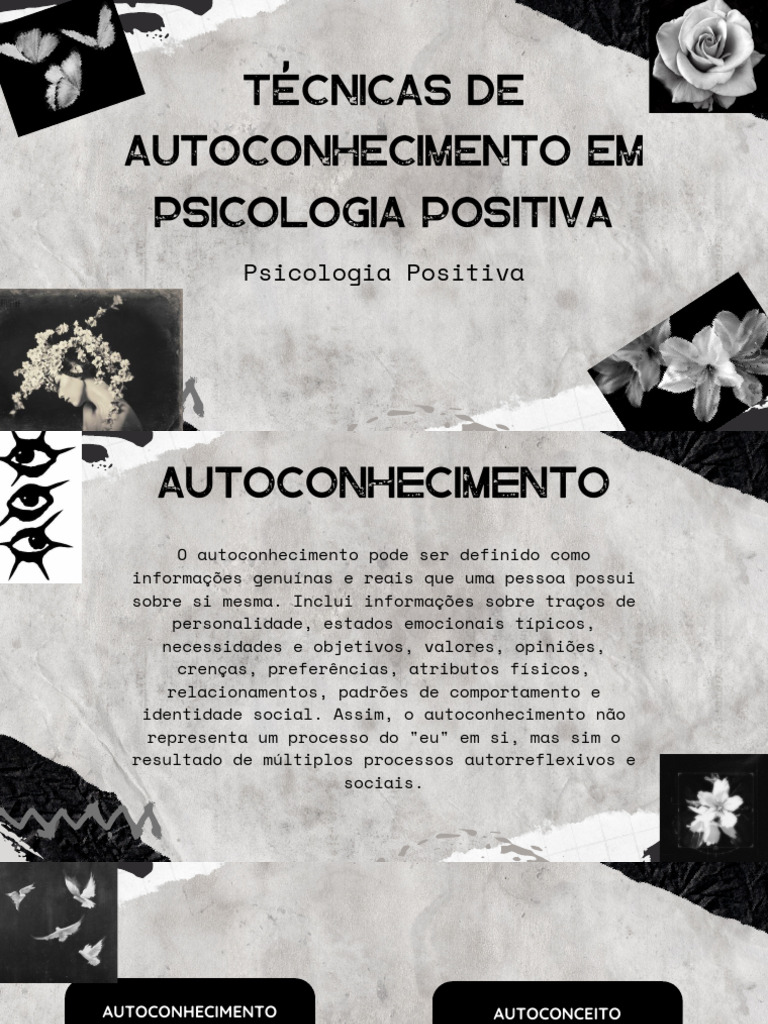 Autoconhecimento em Psicologia Positiva | PDF