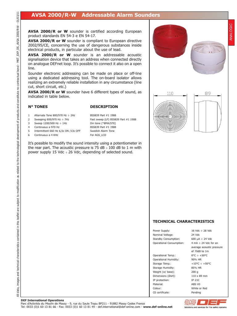 Datasheet - AVSA2000 | PDF | Electronics | Electricity