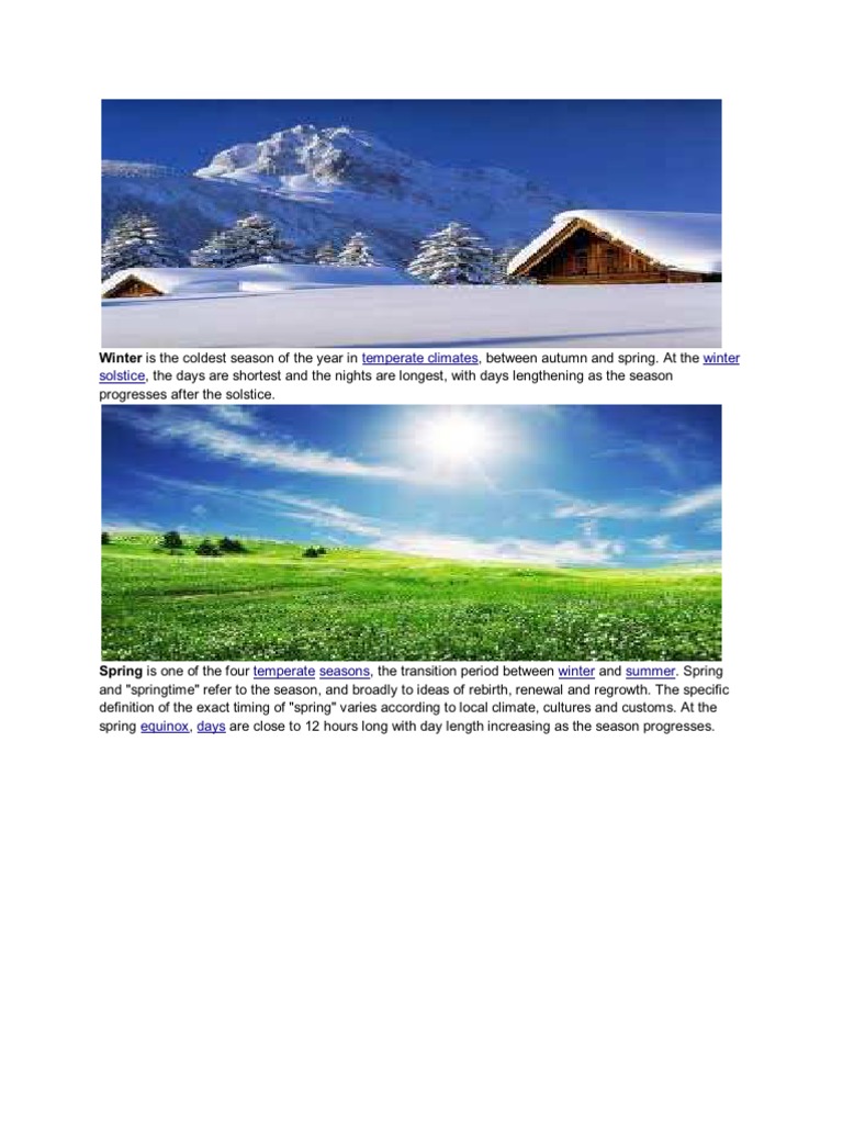 Winter | PDF