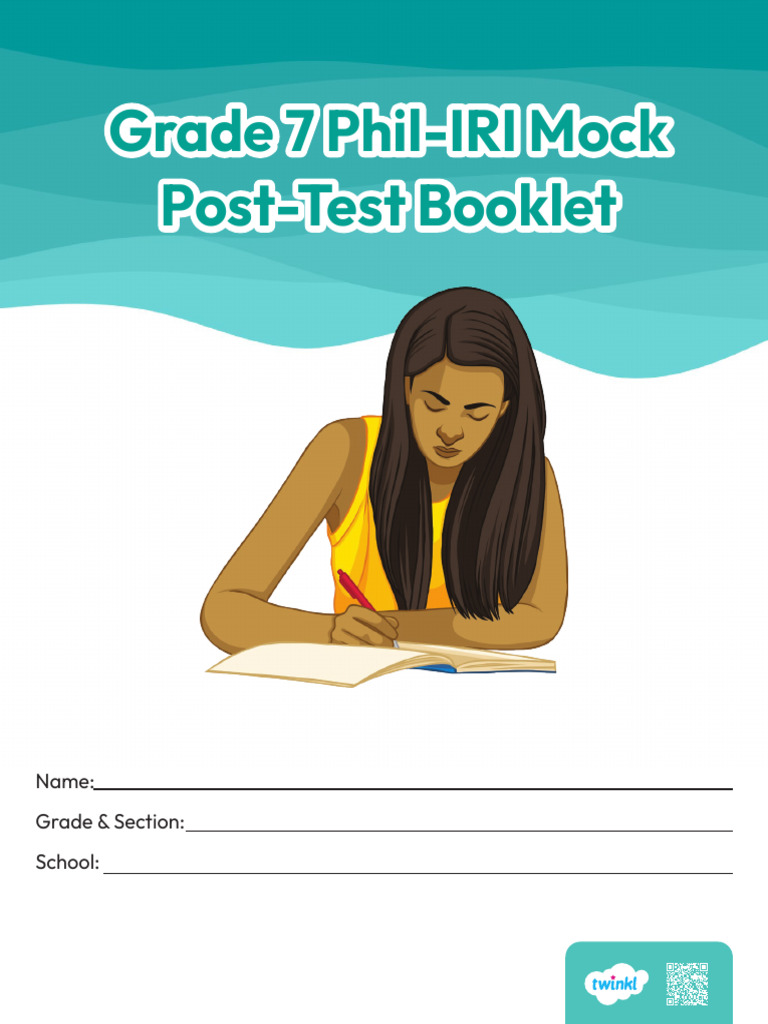 Grade 7 PHIL-IRI Mock Post-Test Booklet | PDF | Coral | Honey