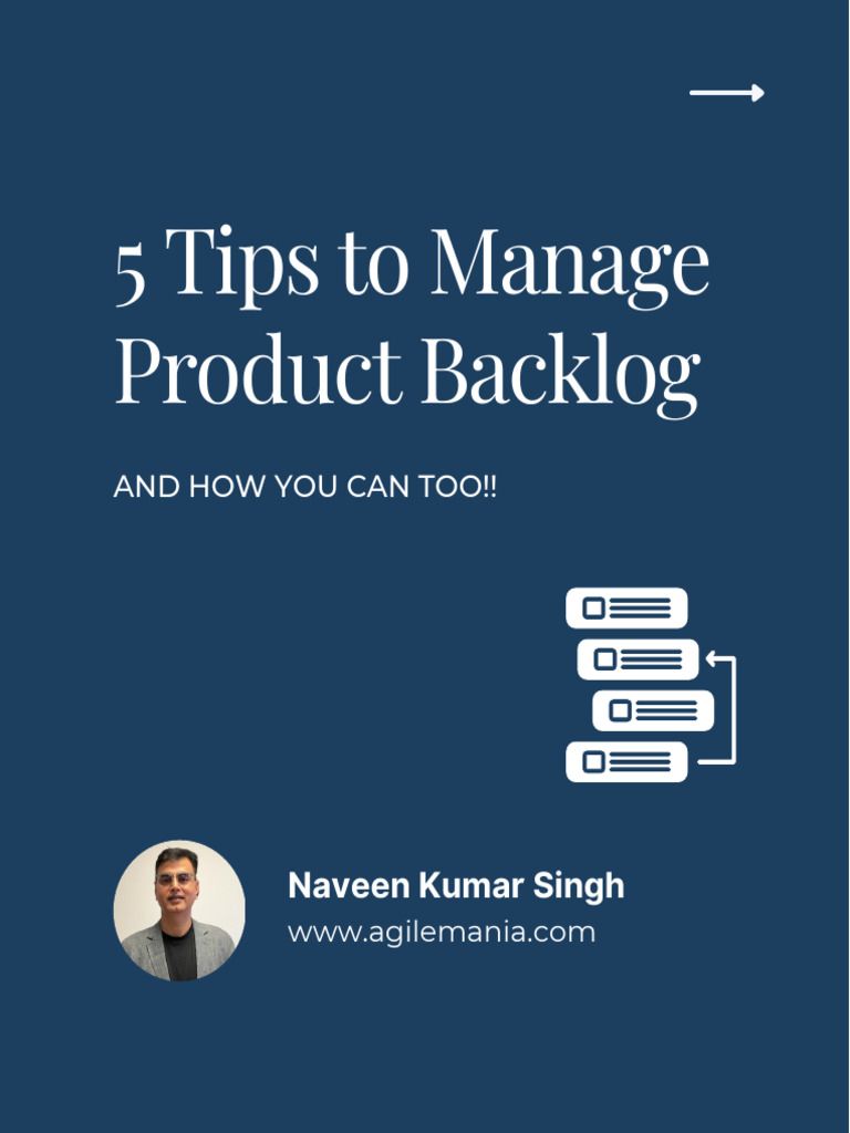 Tips to Manage Product Backlog | PDF