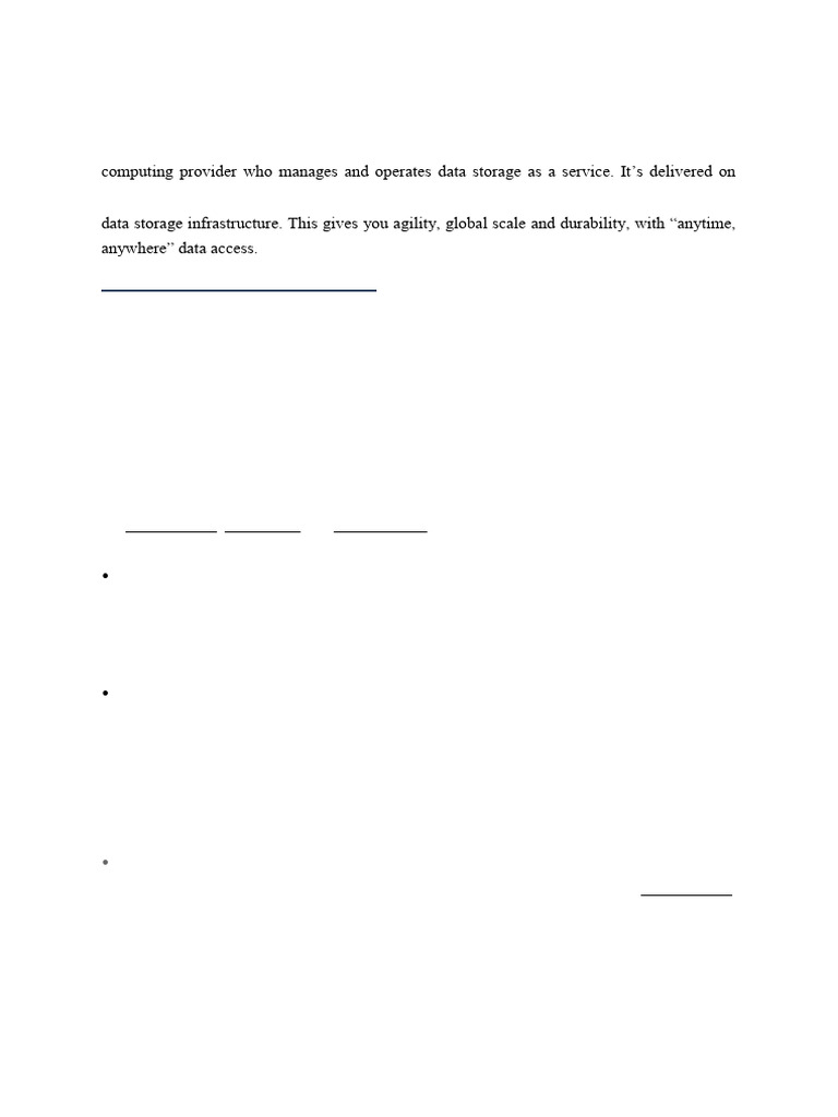 Cloud Storage | PDF | Cloud Computing | Computer File