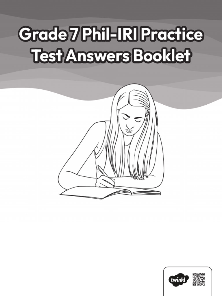 Grade 7 - Phil-IRI Practice Test - Answers Booklet | PDF | Tropical ...