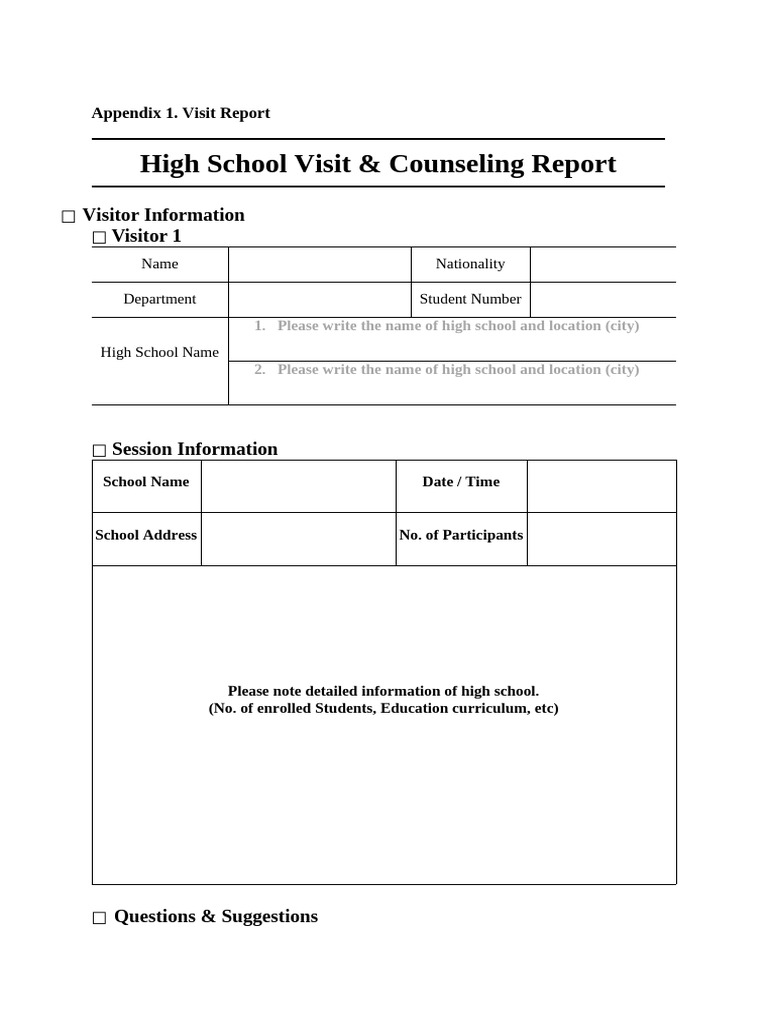 1. Report Form | PDF
