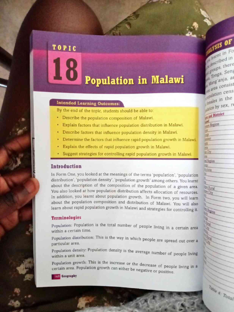 Unit 18 - Population in Malawi | PDF