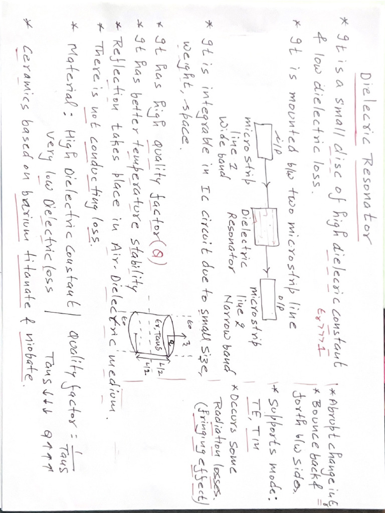 Microwave Resonator Lec-18 19 | PDF