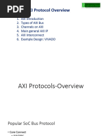 AXI Protocol | PDF | Input/Output | Computer Architecture