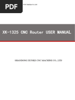 Manual of 1325 Wood CNC Router | PDF | Numerical Control | Manufactured ...