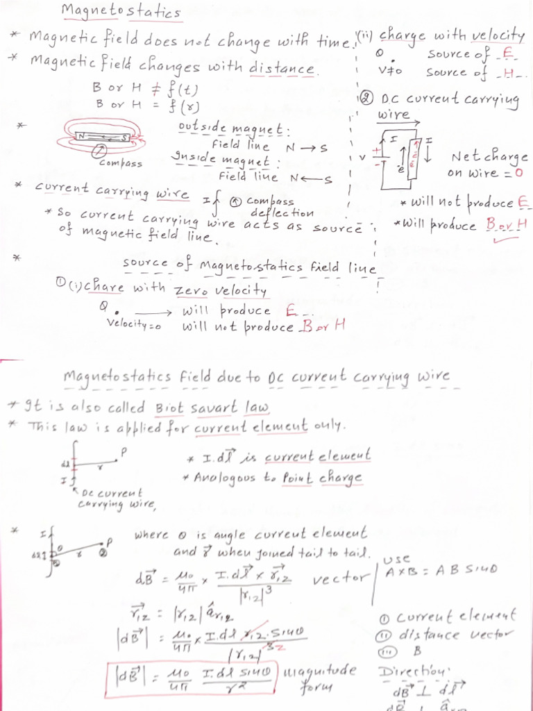 Lec-95 To 100 - Magnetostatics | PDF