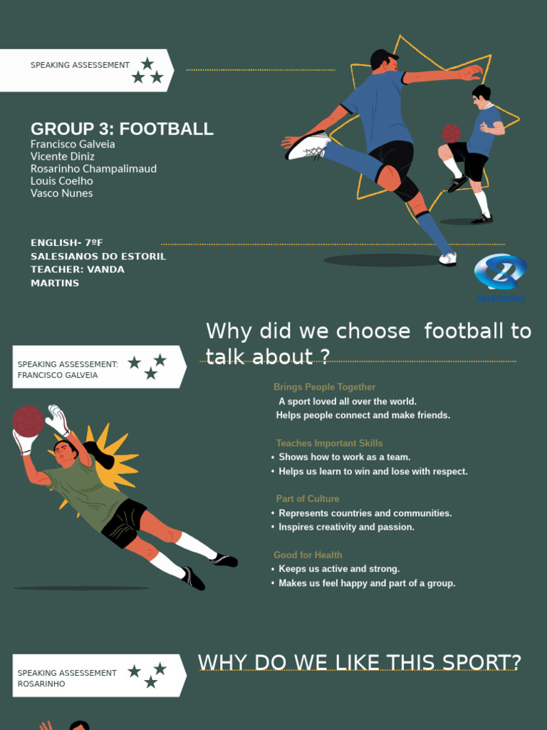 Apresentação Ingles - Football | PDF | Team Sports | Sports Rules And ...