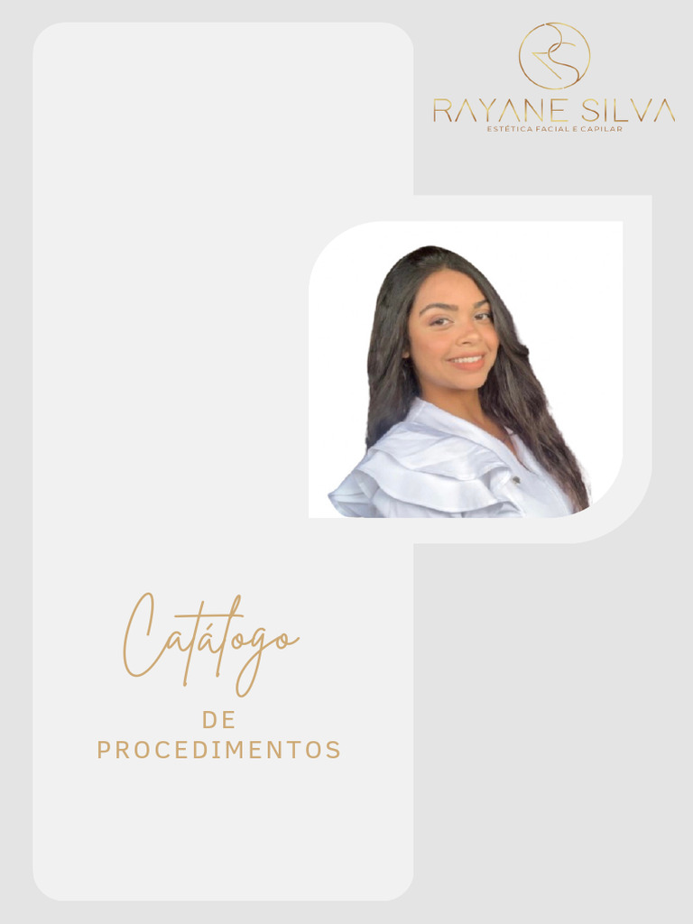 Catálogo Rayane Silva Estética | PDF | Massagem | Perda de cabelo