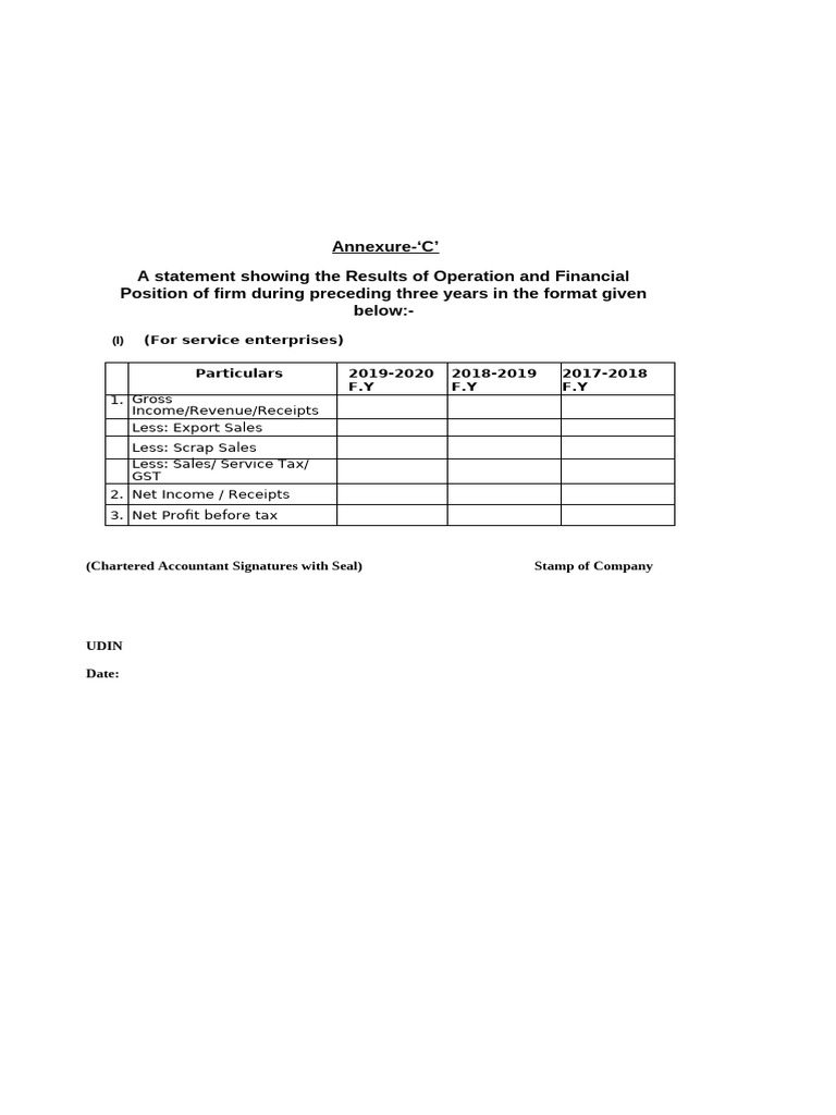 Nsic Service Audit Format | PDF