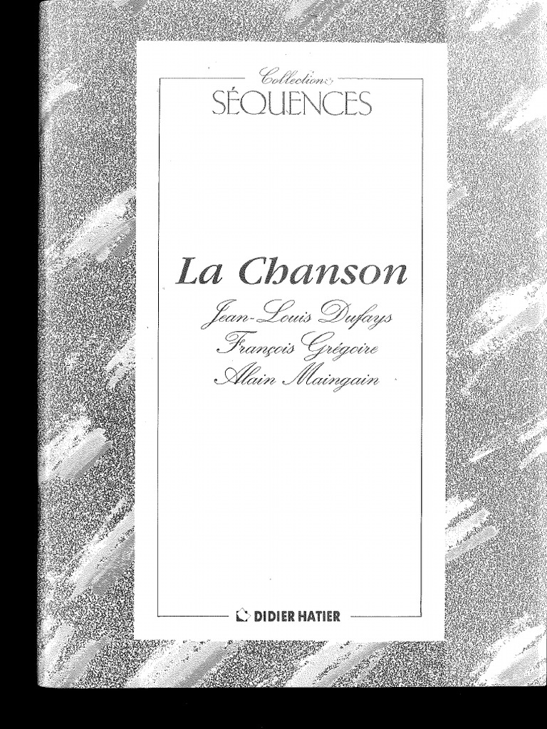 Séquences La Chanson Anthologie | PDF