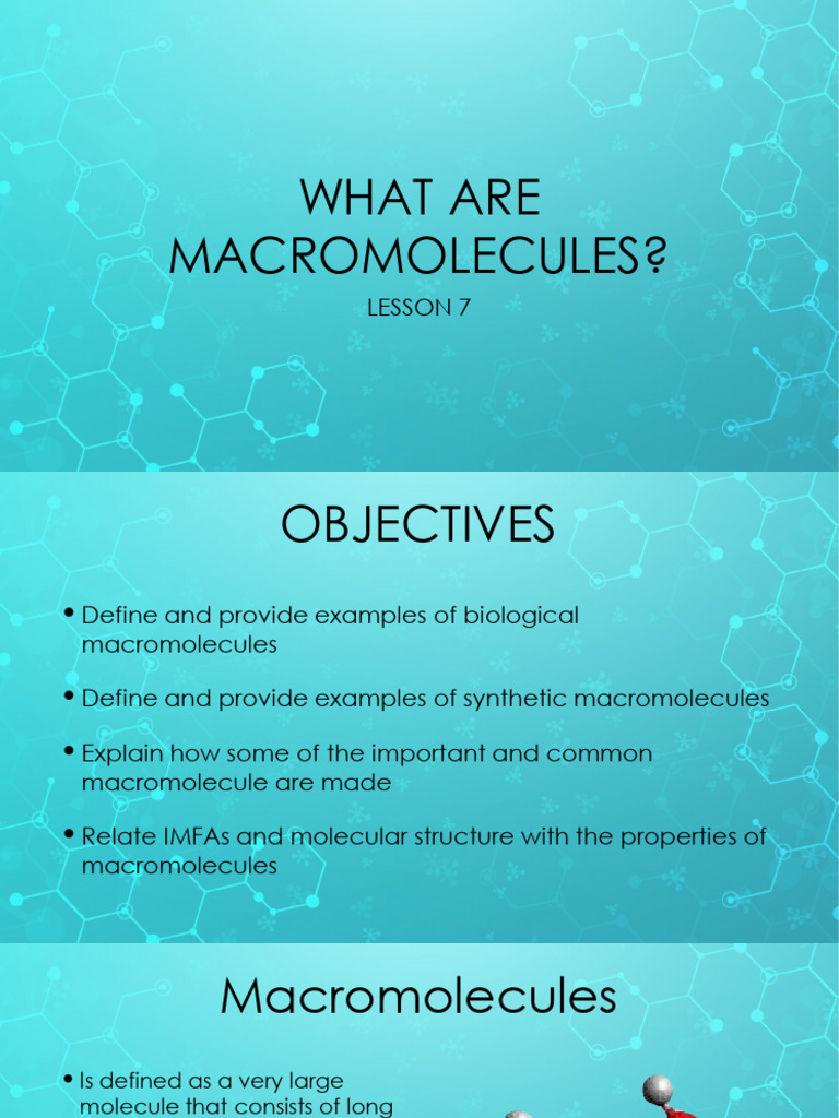 What Are Macromolecules? | PDF | Macromolecules | Lipid