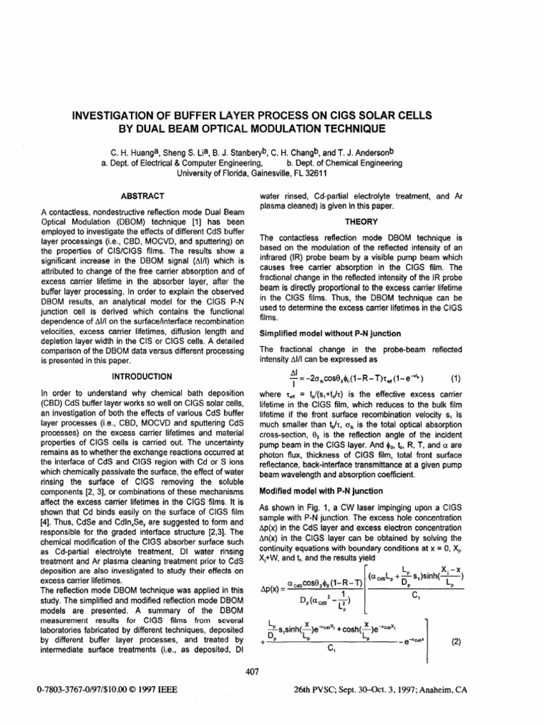investigation-of-buffer-layer-process-on-cigs-solar-cells-by-dua | PDF | Sputtering | Materials ...