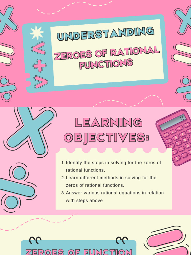 Rational Function Pdf Function Mathematics Zero Of A Function 